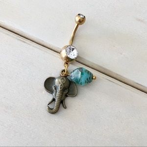 Jewelry | Bronze Boho Elephant Belly Button Ring | Poshmark